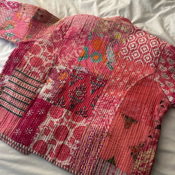 Jackets & Coats | Handmade Quilted Patchwork Jacket | Poshmark